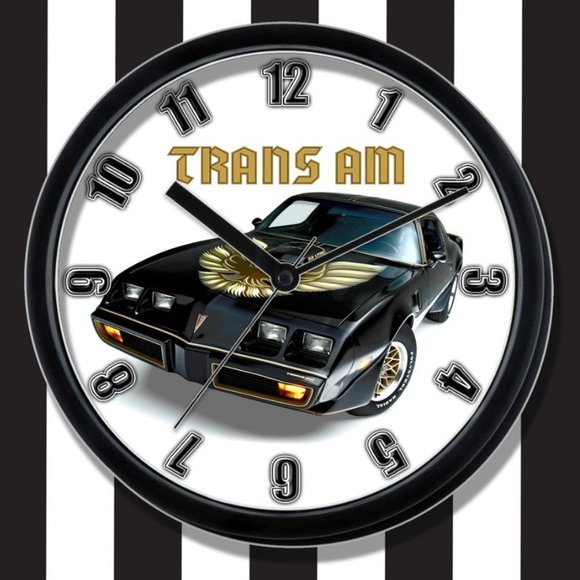 Clock | Wall Decor | Pontiac Firebird Trans Am Black 798 Wall Clock New ...
